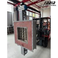 China Ultra-High Temperature carbon steel pneumatic butterfly valve pouring valve for sale