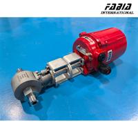 China 1100℃ Stainless Steel 310S High Temperature Ceramic Valve 2'' Electric adjustable Valve for sale