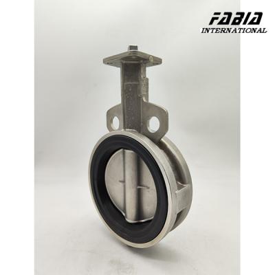 China DN65 Stainless steel  Butterfly Valve wafer style electric vs pneumatic actuator for sale