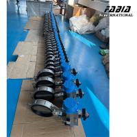 China DN65 Stainless steel  Butterfly Valve wafer style electric vs pneumatic actuator for sale