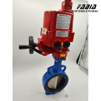 China 10'' WCB  Butterfly Valve Wafer Style 200Psi  soft seat valve low leakage for sale