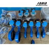China 10'' WCB  Butterfly Valve Wafer Style 200Psi  soft seat valve low leakage for sale