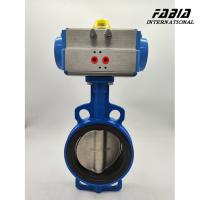 China 10'' WCB  Butterfly Valve Wafer Style 200Psi  soft seat valve low leakage for sale