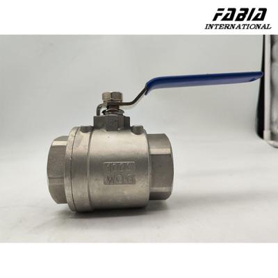 China Fabia 1/4'' 3 Way Thread Ball Valve Electric Adjustalbe Type Stainless Steel L-Port for sale