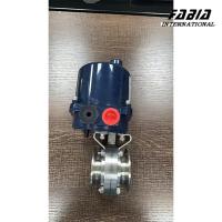 China KF50 Stainless Steel Electric Butterfly Valve Hard Seal Quick Installation PN16 Pressure Rating for sale