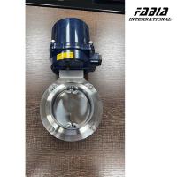 China KF100 DN50 Stainless Steel Electric Butterfly Valve With Impact Structure And High Sealing Performance for sale
