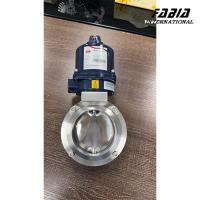China KF100 DN50 Stainless Steel Electric Butterfly Valve With Impact Structure And High Sealing Performance for sale