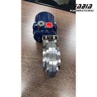 China KF100 DN50 Stainless Steel Electric Butterfly Valve With Impact Structure And High Sealing Performance for sale