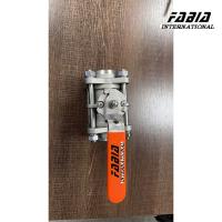 China 2'' Three Piece Ball Valve CF3M Manual Valve Butt Weld Connection for sale