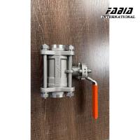 China 2'' Three Piece Ball Valve CF3M Manual Valve Butt Weld Connection for sale