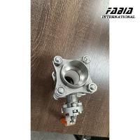 China 2'' Three Piece Ball Valve CF3M Manual Valve Butt Weld Connection for sale