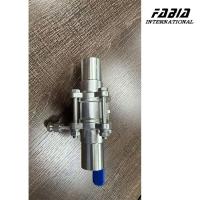 China High Temperature Resistant Three Piece Ball Valve With Purge Port And Lever Handle For Purging Reaction Vessels for sale
