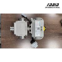 China 1/2 To 8 Inches KF40 SS316 Electric Heat Tracing Pneumatic Square Three-way Ball Valve L Type With Stainless Steel Body for sale