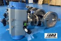 China 100mm Pneumatic Actuated Butterfly Valve Seamless Integration Corrosion Resistance for sale