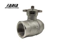 China Two Piece Ball Valve Stainless Steel Ball Valve FABIA Industry valves for sale