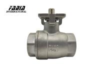 China Two Piece Ball Valve Stainless Steel Ball Valve FABIA Industry valves for sale