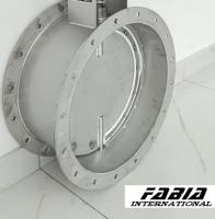 China Electric Control Round Butterfly Damper Valve For Air Volume Control for sale