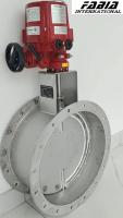 China Electric Control Round Butterfly Damper Valve For Air Volume Control for sale