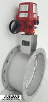 China Electric Control Round Butterfly Damper Valve For Air Volume Control for sale