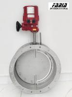 China Electric Control Round Butterfly Damper Valve For Air Volume Control for sale