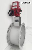 China Electric Control Round Butterfly Damper Valve For Air Volume Control for sale