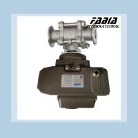 China Precise Electric High Pressure Three Piece Ball Valve With Internal Teeth Convenient for sale