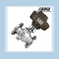 China Metal High Pressure Electric Ball Valve Stainless Steel Two Way Flange Ball Valve for sale