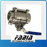 China Fabia 1/2'' 2 Way  Ball Valve Electric Adjustalbe Type Stainless Steel L-Port for sale