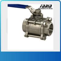 China Fabia 1/2'' 2 Way  Ball Valve Electric Adjustalbe Type Stainless Steel L-Port for sale
