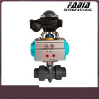 China PVC  Ball Valve Perfect For Industrial Applications  DN10-200 for sale