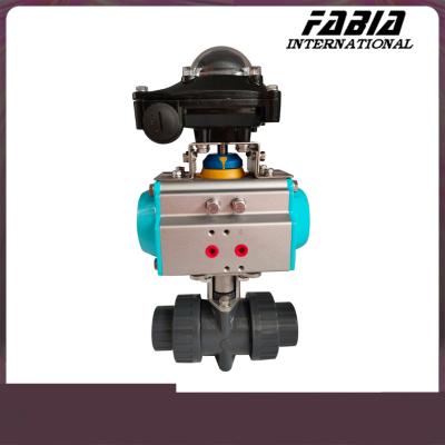 China PVC  Ball Valve Perfect For Industrial Applications  DN10-200 for sale