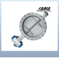 China Pneumatic Regulating Flange Butterfly Valve  Easy to operate Wide range of use for sale