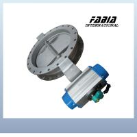 China Pneumatic Regulating Flange Butterfly Valve  Easy to operate Wide range of use for sale