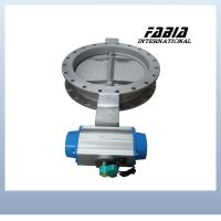 China Pneumatic Regulating Flange Butterfly Valve  Easy to operate Wide range of use for sale