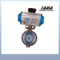 China Three Eccentric Butterfly Valve Control Bring a Pneumatic Actuator for sale