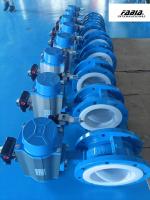 China Pneumatic Fluorine Lined Flange Butterfly Valve Economical and efficient for sale