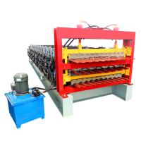 China Metal Roofing Sheet Corrugating Iron Sheet Roll Forming Making Machine Cold Galvanizing Line for sale