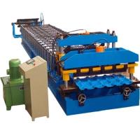China Glazed tile pressing machine double glazed glass forming machine for sale