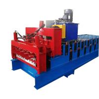 China 1M Feeding material width Single layer hydraulic roofing sheet machine roof panel for sale
