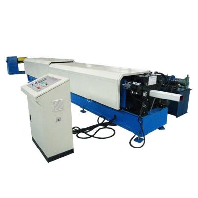 China Panel roll forming machine House material steel roof gutters downspout roll forming machine for sale