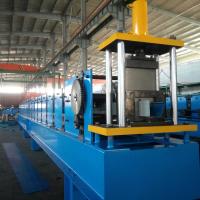 China Panel roll forming machine House material steel roof gutters downspout roll forming machine for sale