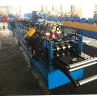 China PLC-controlled roll forming machine Galvanized Ridge Roofing Sheet Gutter Roll Forming Machine for sale