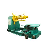 China Motor Power Roll Pipe Bending Machine With Hydraulic Double Head Decoiler for sale