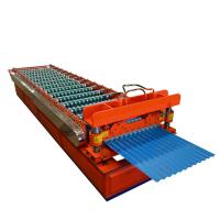 China Hydraulic Pressure Corrugated Roof Roll Forming Machine Steel Tile Type for sale