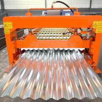 China Hydraulic Pressure Corrugated Roof Roll Forming Machine Steel Tile Type for sale