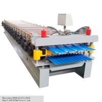 China Double Layers Steel Sheet Roll Forming Machine Tile Forming Machine 7.5 Kw for sale
