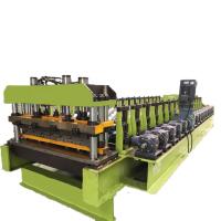 China Metal Wall Machining Center 5T Corrugated Roll Forming Machine Hydraulic Cutting for sale