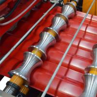 China Colored Steel Galvanized High Speed Glazed Tile Roll Forming Machine Factory for sale