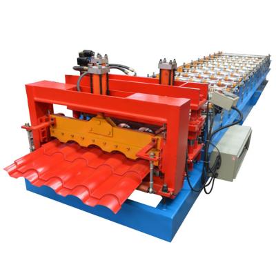 China WADLEY Galvanized Stainless Steel Glazed Roof Tile Making Machine Roofing Sheet Roll Forming Machine for sale
