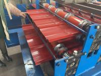 China WADLEY Galvanized Stainless Steel Glazed Roof Tile Making Machine Roofing Sheet Roll Forming Machine for sale